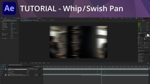 Whip-Swish Pan in After Effects – Creative COW
