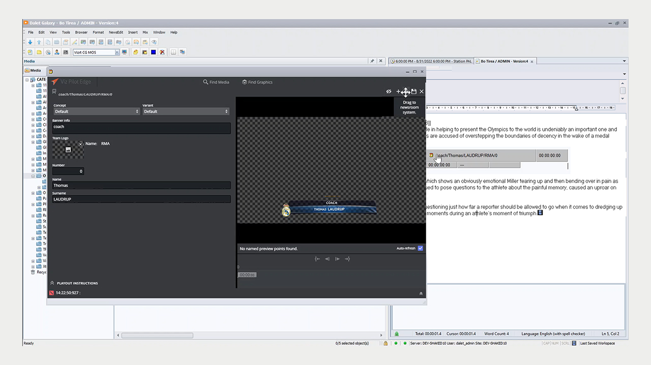 Vizrt joins forces with Dalet to enhance newsroom operations – Creative COW